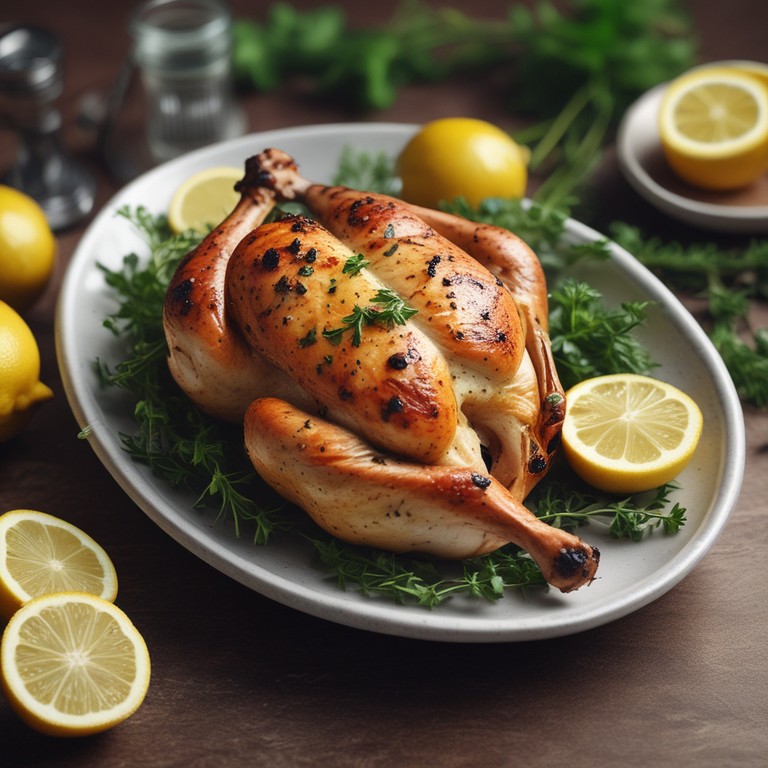 Pollo a la Parrilla con Limón y Hierbas - Mr. Cook