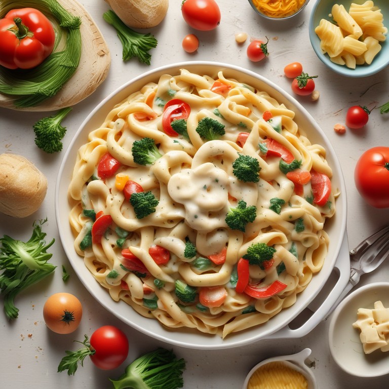 Creamy Vegetable Pasta - Mr. Cook
