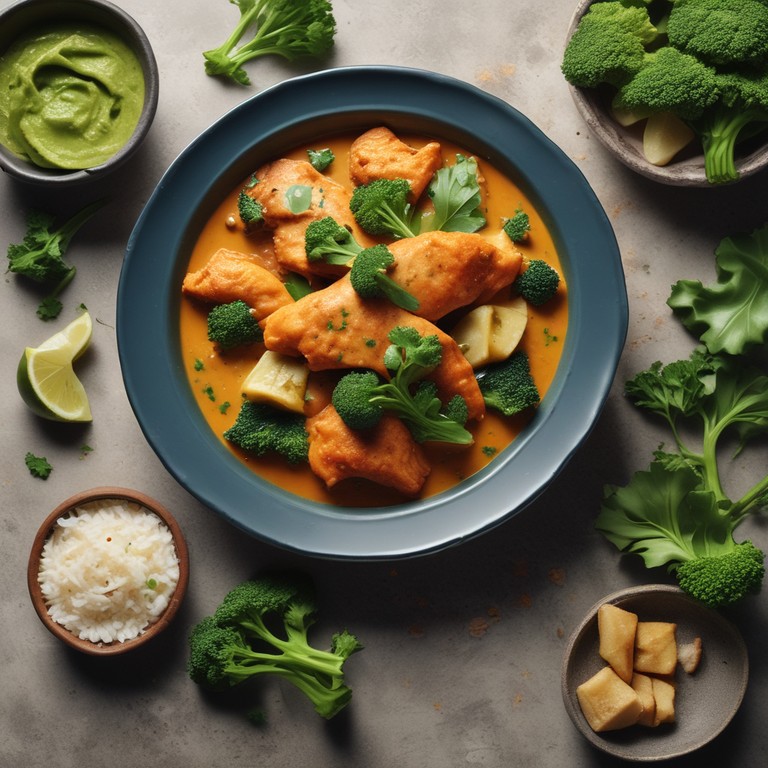 Gebratener Fisch mit Brokkoli-Curry - Mr. Cook