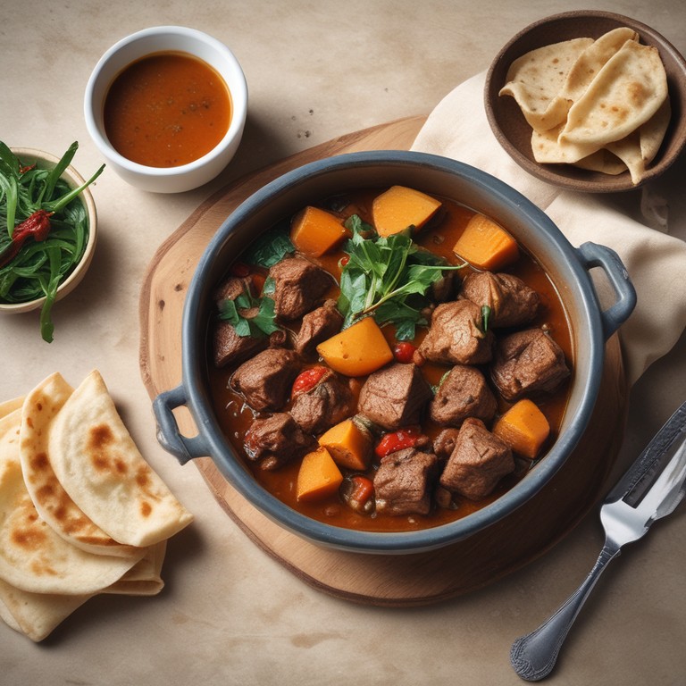 Guyanese Pepper Pot and Roti - Mr. Cook