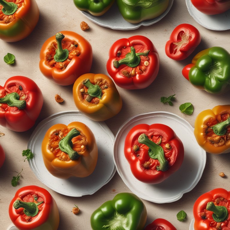 Mediterranean Stuffed Bell Peppers - Mr. Cook