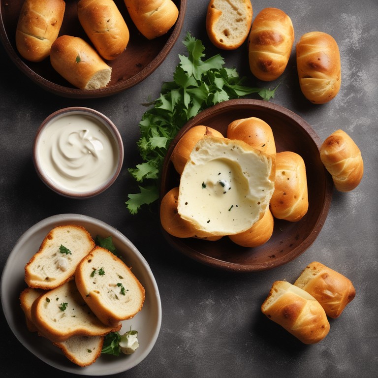 Paneer Stuffed Bread Rolls with Mayo Dip - Mr. Cook