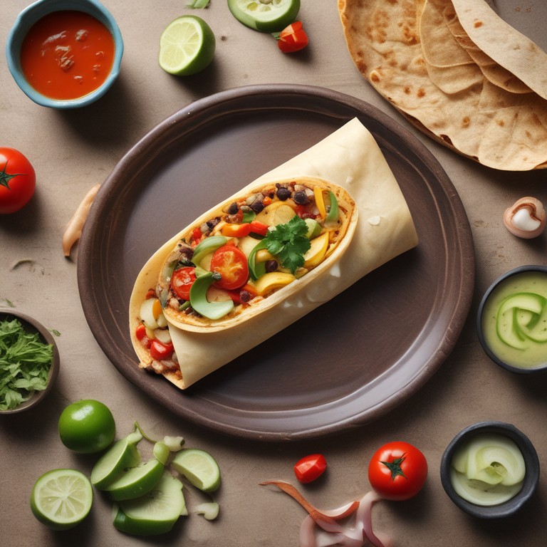 Cheesy Veggie Roti Wrap - Mr. Cook