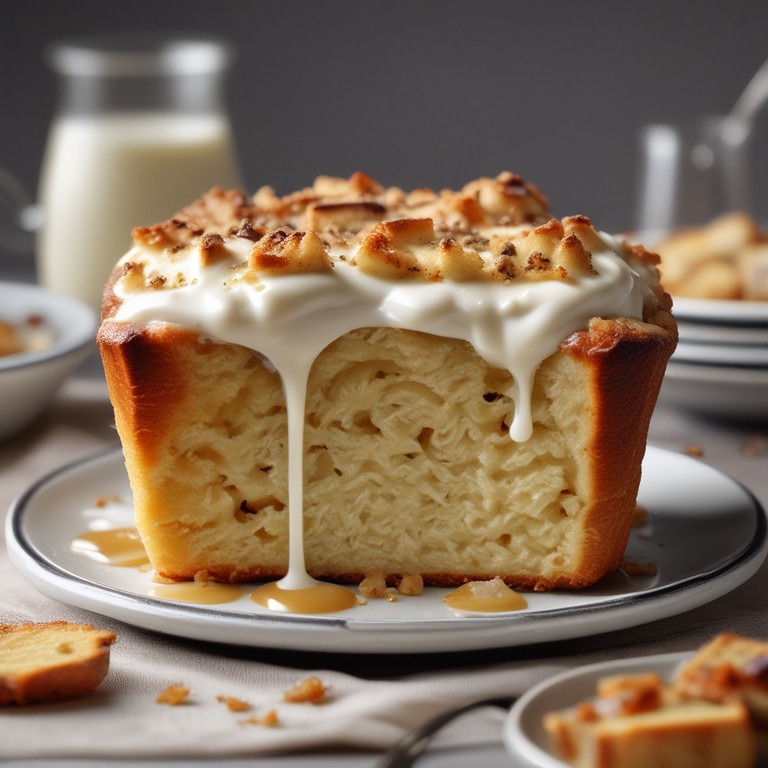 Cardamom Milk Bread Pudding - Mr. Cook