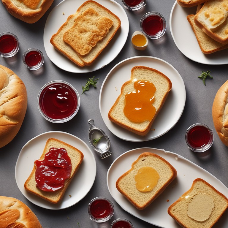 Homemade Bread with Jam Spread - Mr. Cook