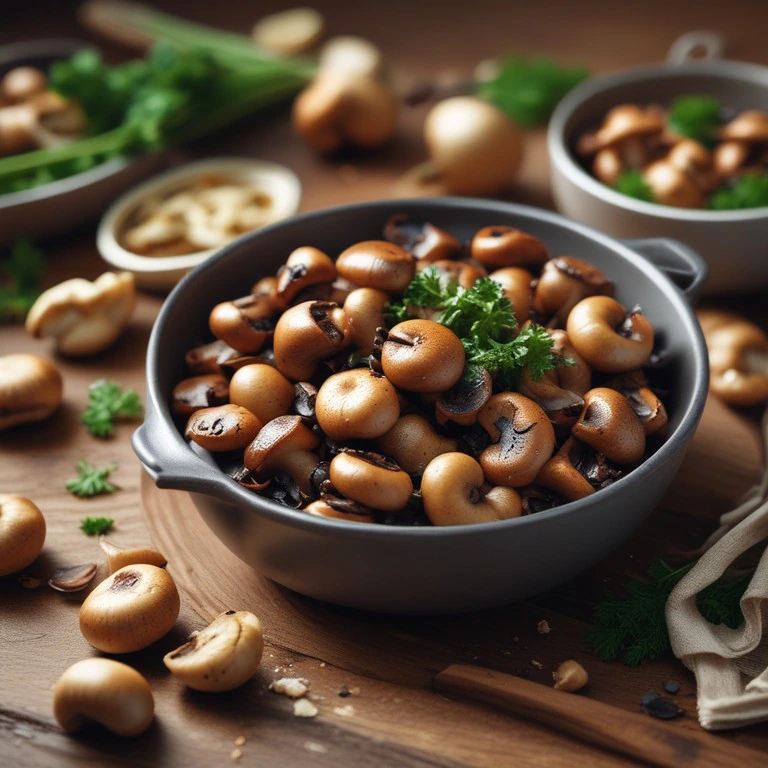 Champignons Sautés à l'Ail et au Persil - Mr. Cook