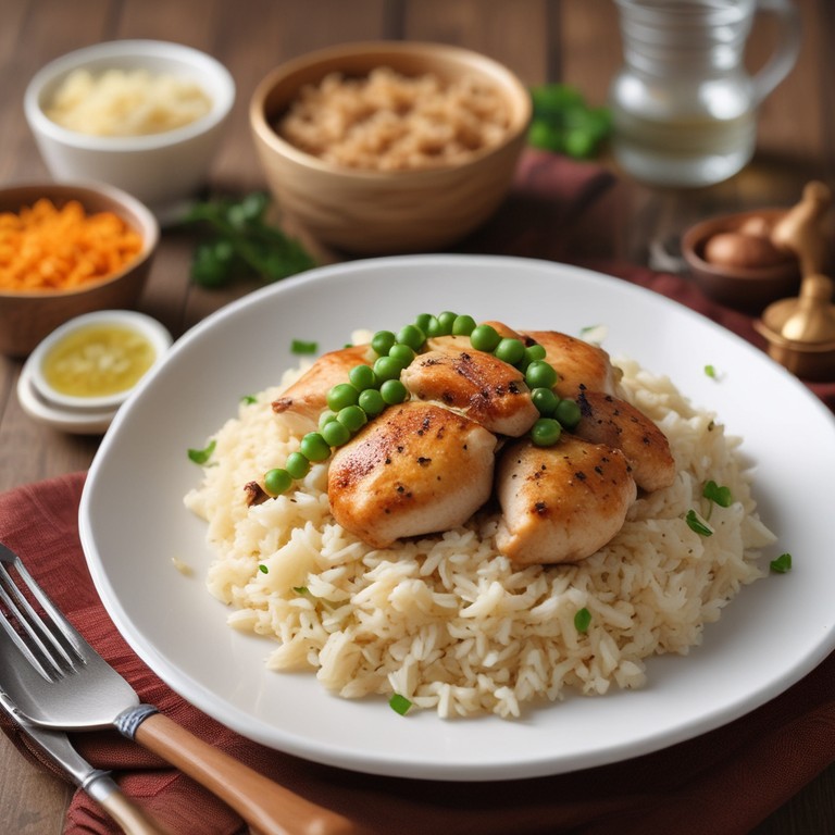 Savory Chicken Rice Pilaf - Mr. Cook