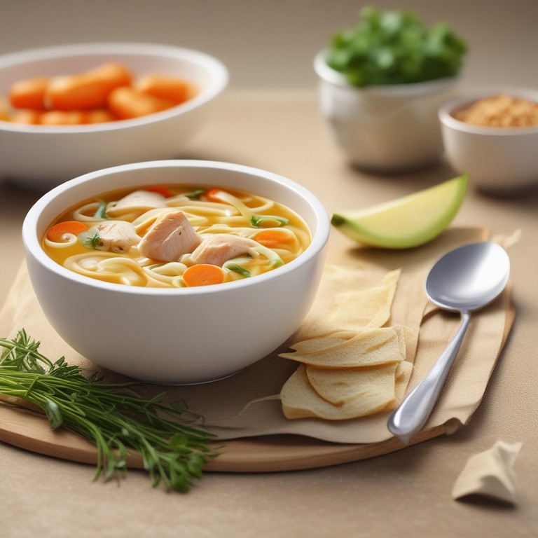 Sopa de Pollo con Fideos - Mr. Cook