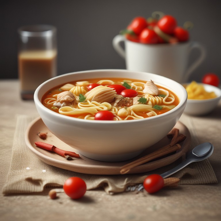 Sopa de Galinha com Macarrão - Mr. Cook