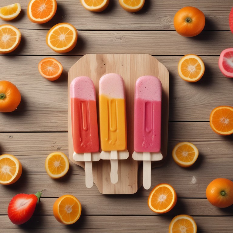 Organic Triple Flavored Popsicles - Mr. Cook