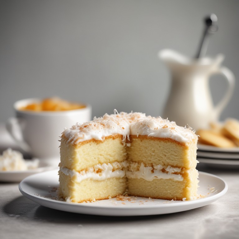 Torta de Coco Rellena - Mr. Cook