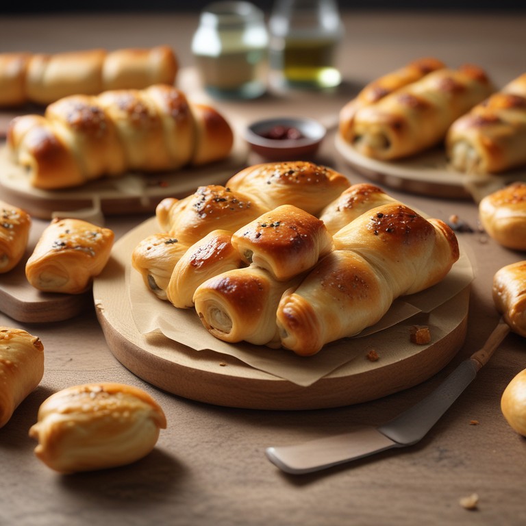 Rollitos de Hojaldre con Salchichas y Queso - Mr. Cook