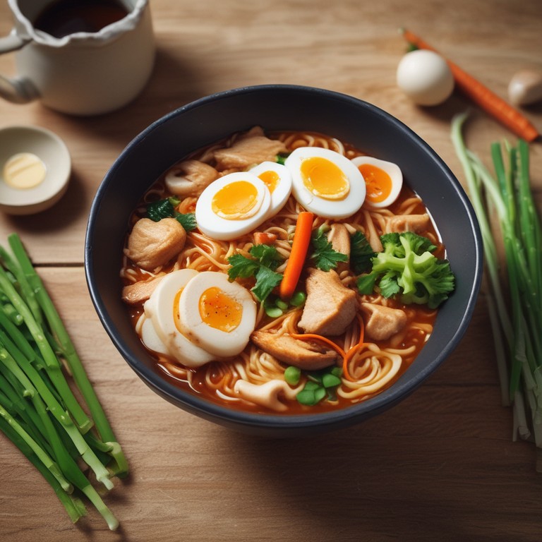 Spicy Chicken Ramen Delight - Mr. Cook