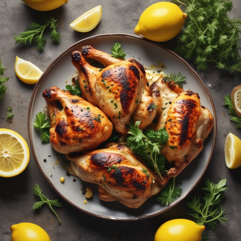 Pollo a la Parrilla con Limón y Hierbas - Mr. Cook