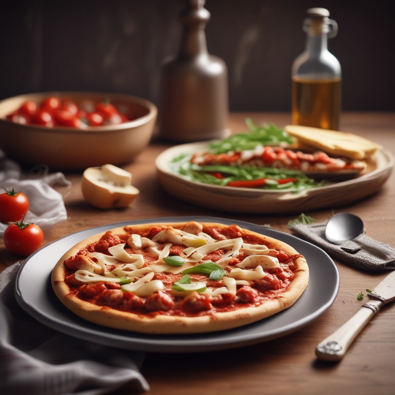 Pizza Pasta with Chapati Crust - Mr. Cook