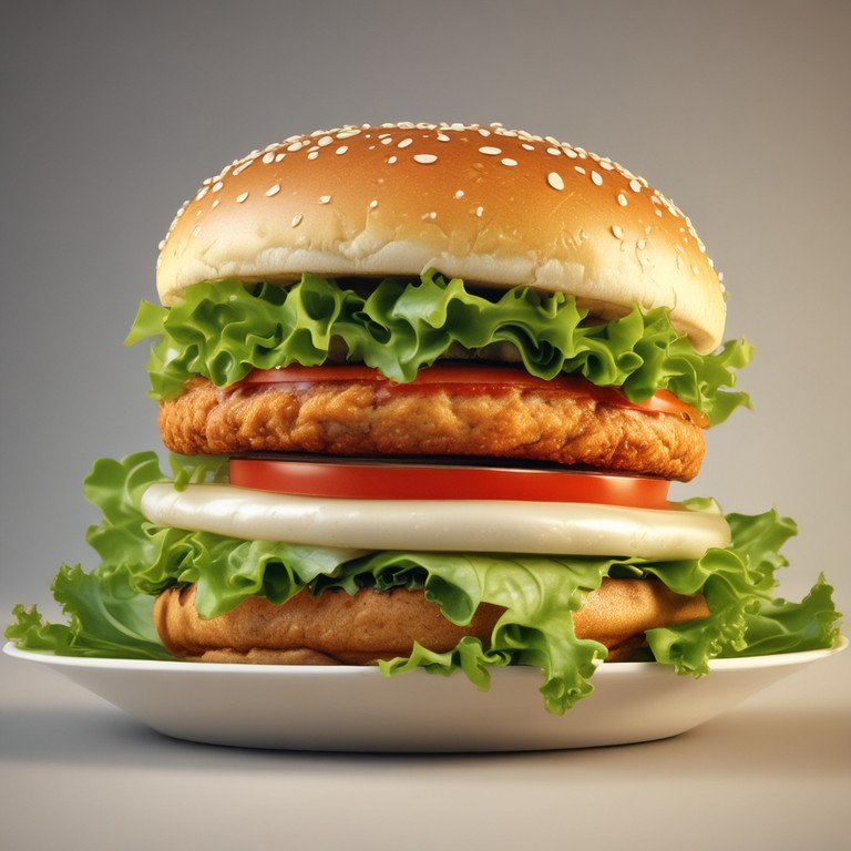 Hamburguesa de Pollo con Lechuga - Mr. Cook