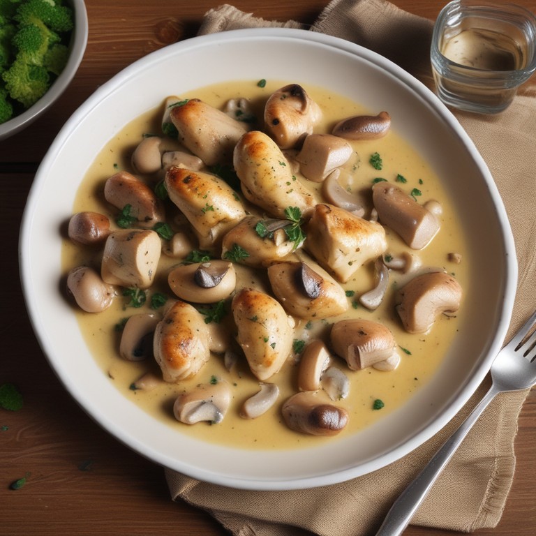 Pollo con Champiñones - Mr. Cook