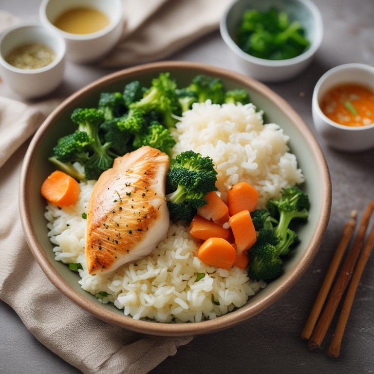 Healthy Hake and Vegetable Rice Bowl - Mr. Cook