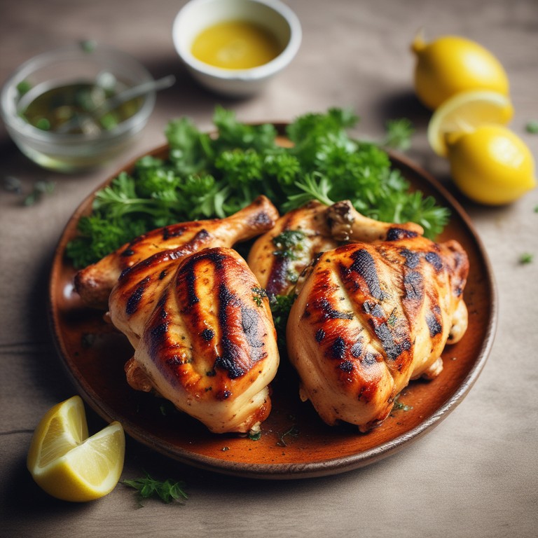 Pollo a la Parrilla con Limón y Hierbas - Mr. Cook