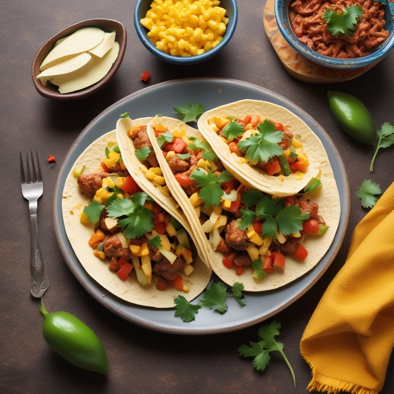 Tacos de Huevo con Queso - Mr. Cook
