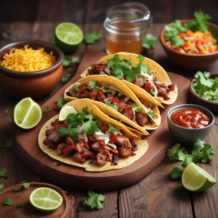 Tacos de Salchicha con Queso y Tocino - Mr. Cook