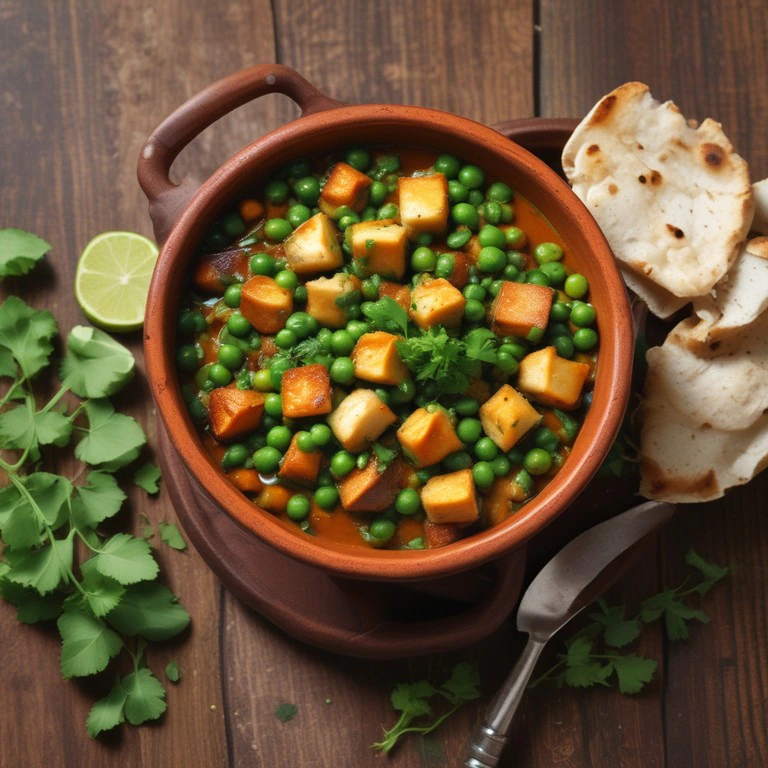 Spiced Paneer and Pea Delight - Mr. Cook