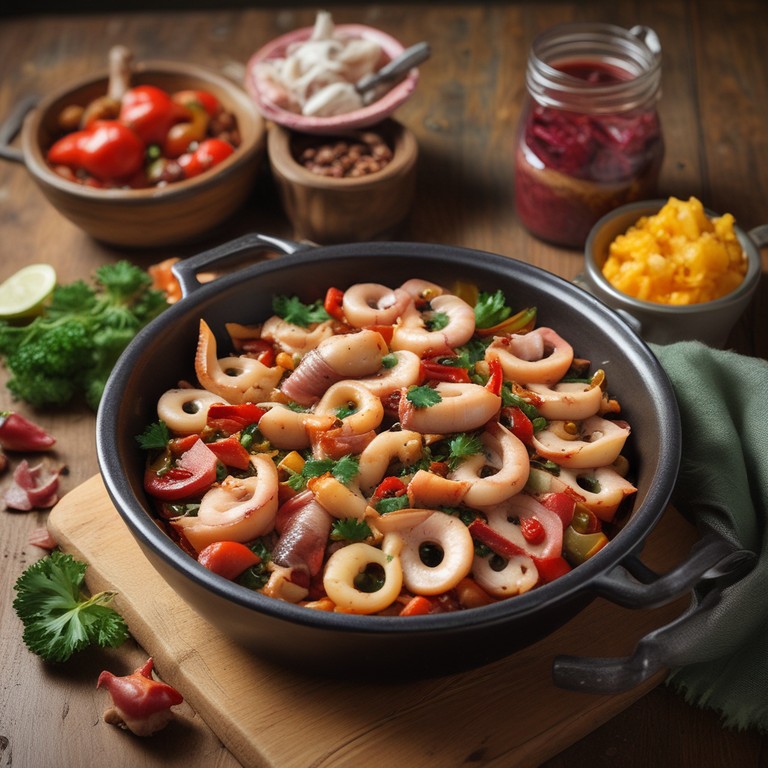 Plato de Embutidos con Calamares, Sepia y Lomo de Cerdo - Mr. Cook