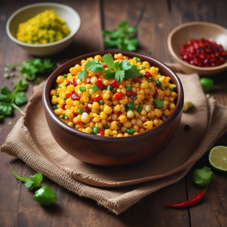 Spicy Boondi Salad with Tangy Lemon Dressing - Mr. Cook