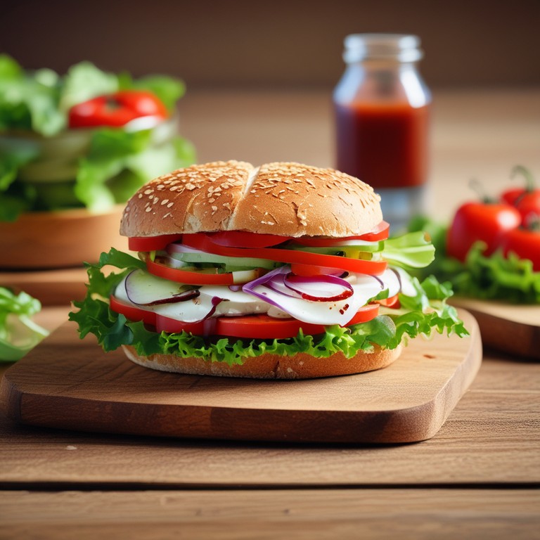 Fresh Veggie Delight Sandwich - Mr. Cook