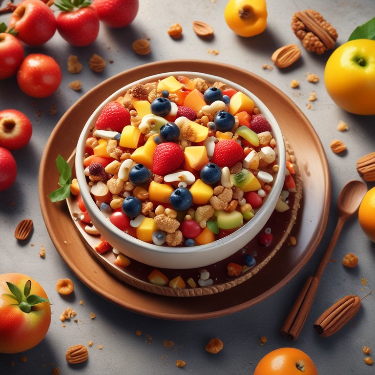 Ensalada de Frutas con Cereal Crujiente - Mr. Cook