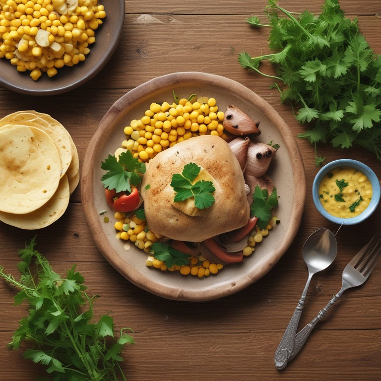 Cuy Asado con Tortillas de Papa y Choclo Cocinado - Mr. Cook