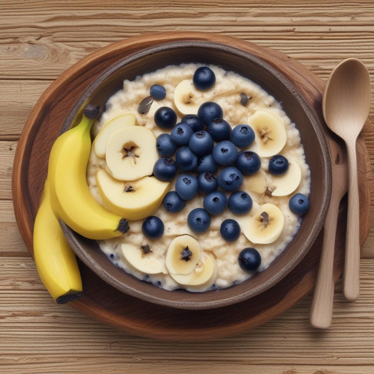 Porridge équilibré aux fruits et pépites de chocolat - Mr. Cook