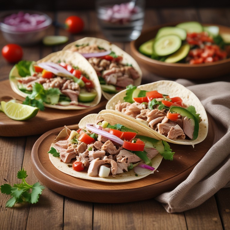 Tacos de Atún Fresco con Verduras - Mr. Cook