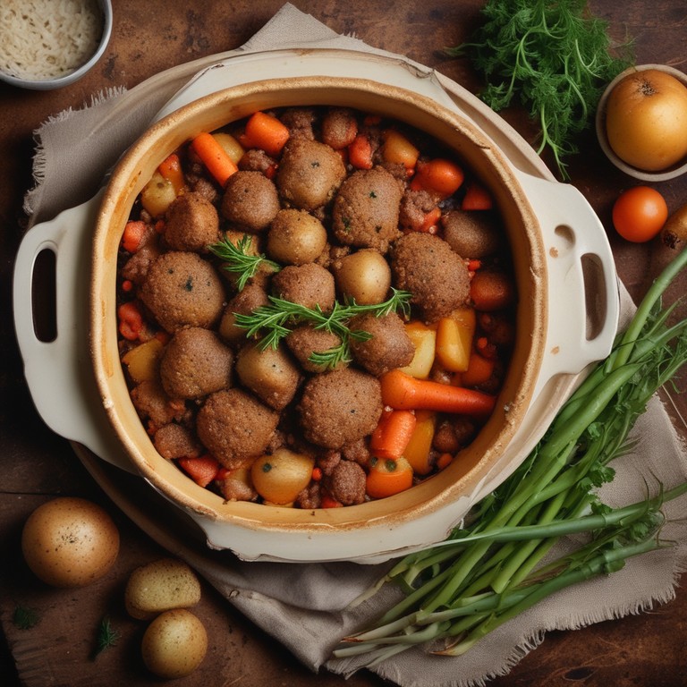 Savory Minced Meat and Vegetable Bake - Mr. Cook