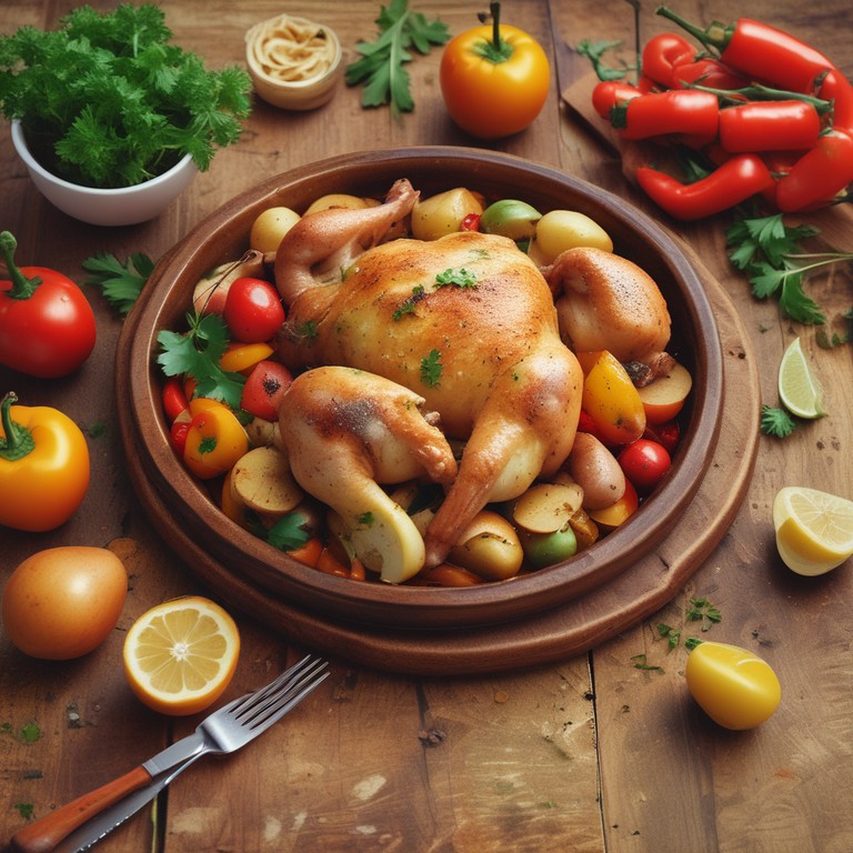 Pollito con Papas al Horno - Mr. Cook