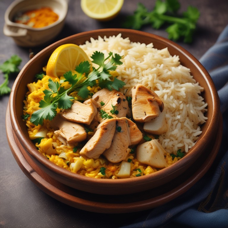 Steamed Chicken and Spiced Rice Delight - Mr. Cook