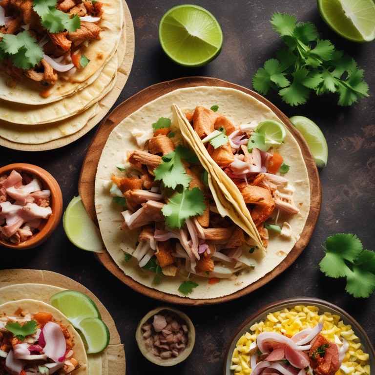 Tacos de Pollo con Queso Oaxaca y Jamón - Mr. Cook