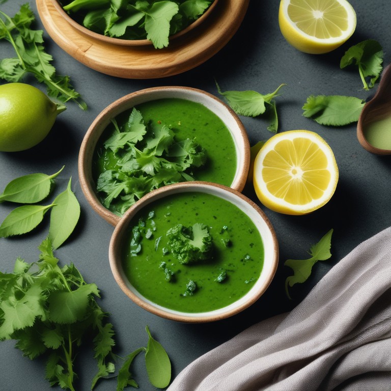 Zesty Green Chutney for Bread Omelette - Mr. Cook