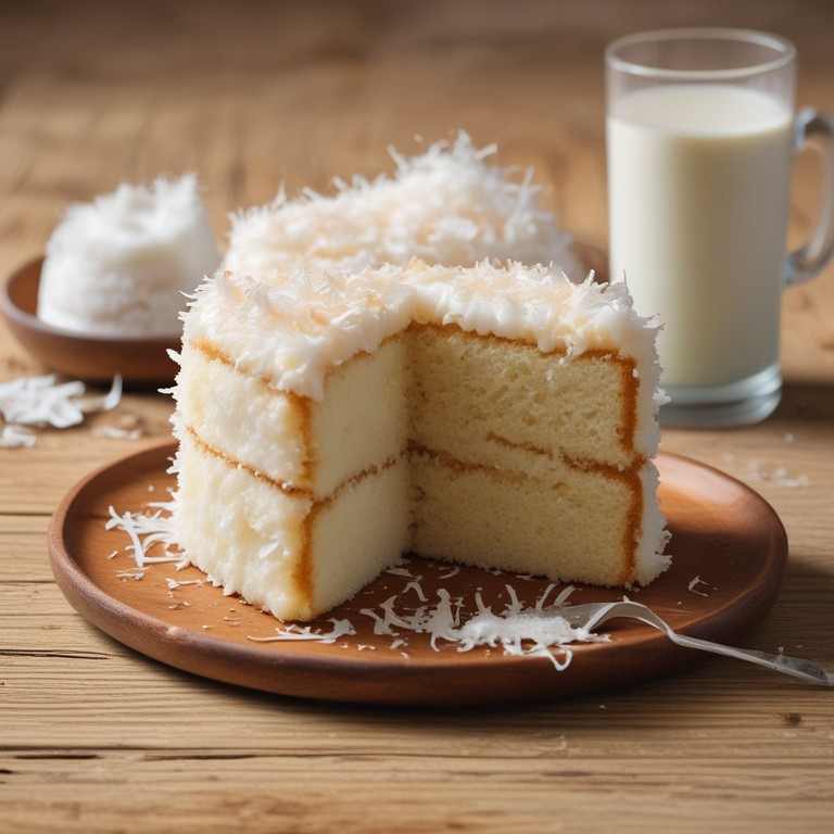 Bolo de Coco Cremoso - Mr. Cook