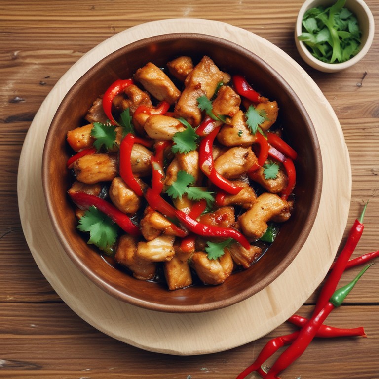 Spicy Chicken Chilli Stir-Fry - Mr. Cook