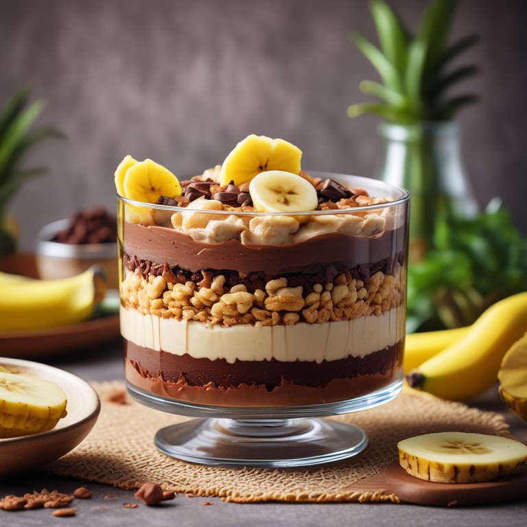 Decadent Chocolate Banana Biscuit Pudding with Coconut Oil - Mr. Cook