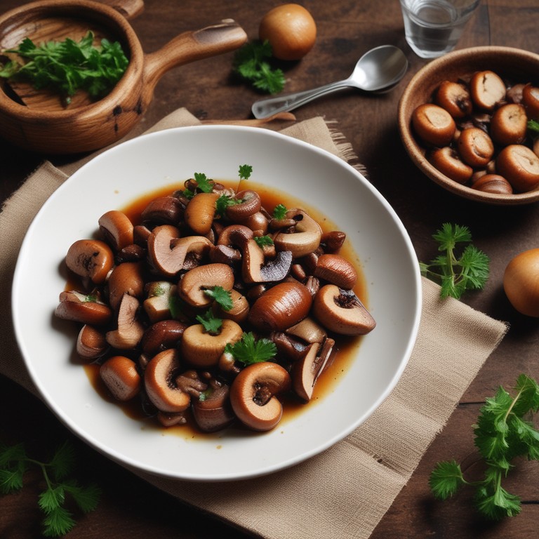 Poêlée de Champignons Shiitake et Marrons aux Échalotes - Mr. Cook