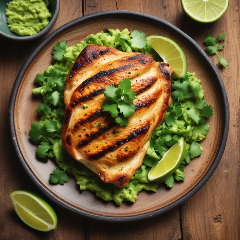 Pollo a la Plancha con Guacamole Fresco - Mr. Cook