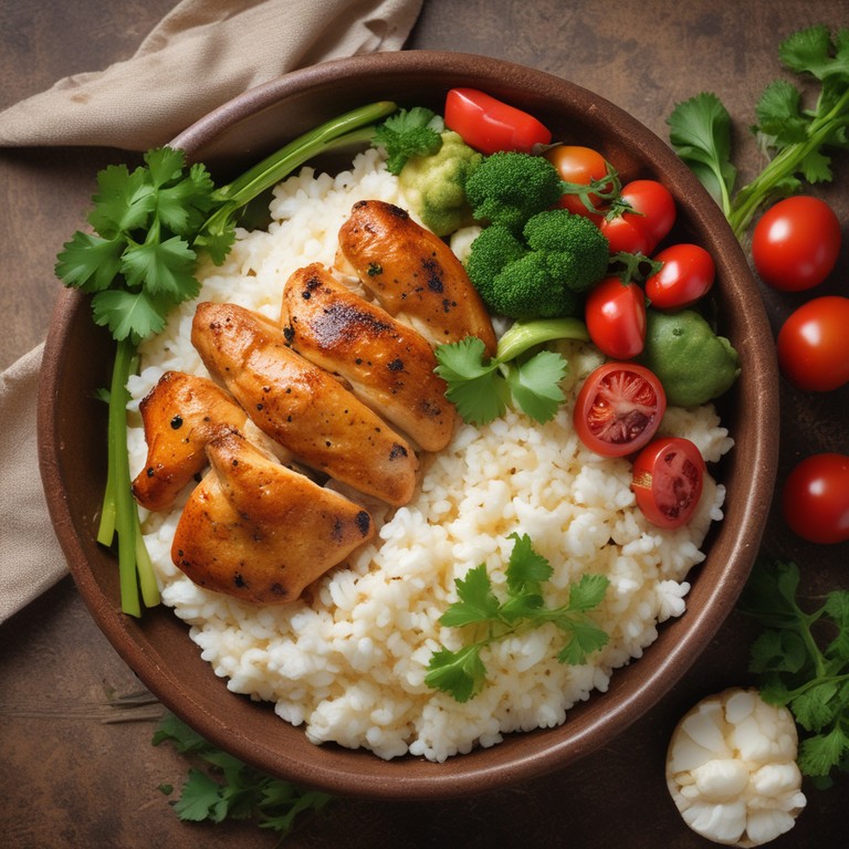 Frango com Couve-Flor e Arroz - Mr. Cook