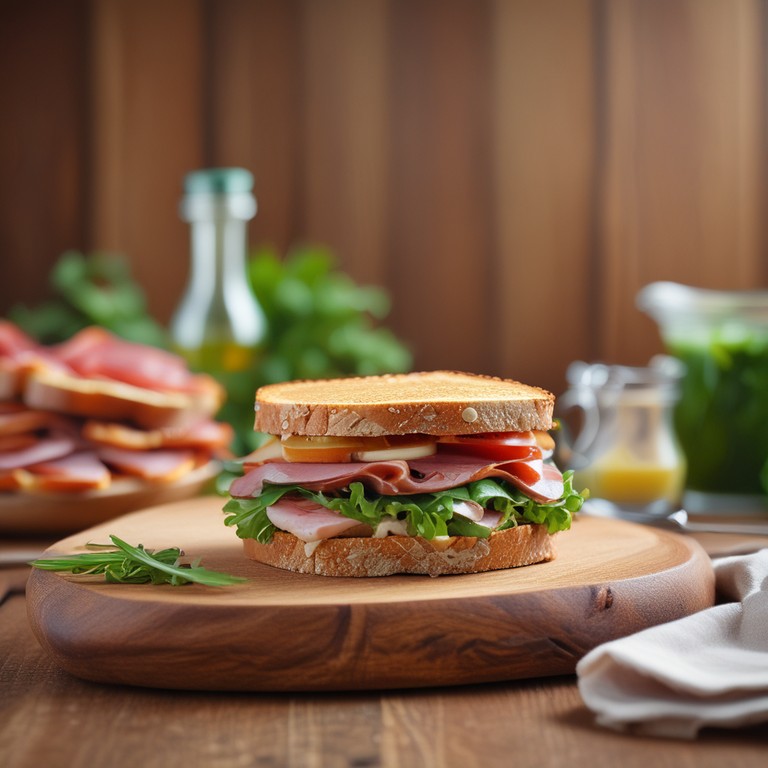 Ultimate Gourmet Ham Sandwich - Mr. Cook