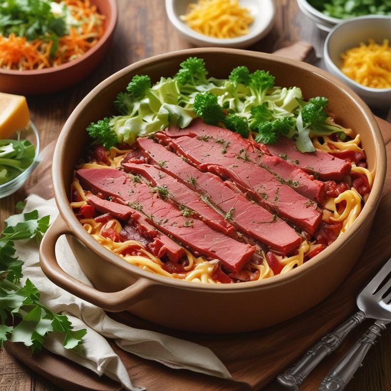 Savory Corned Beef Noodle Casserole - Mr. Cook