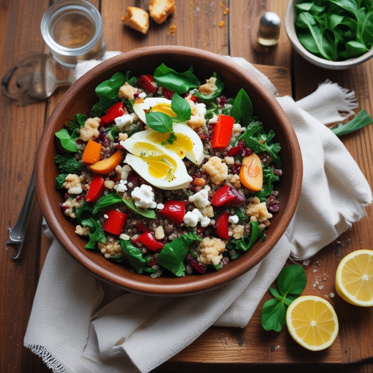 Ensalada de Quinoa con Verduras Asadas y Vinagreta de Limón - Mr. Cook