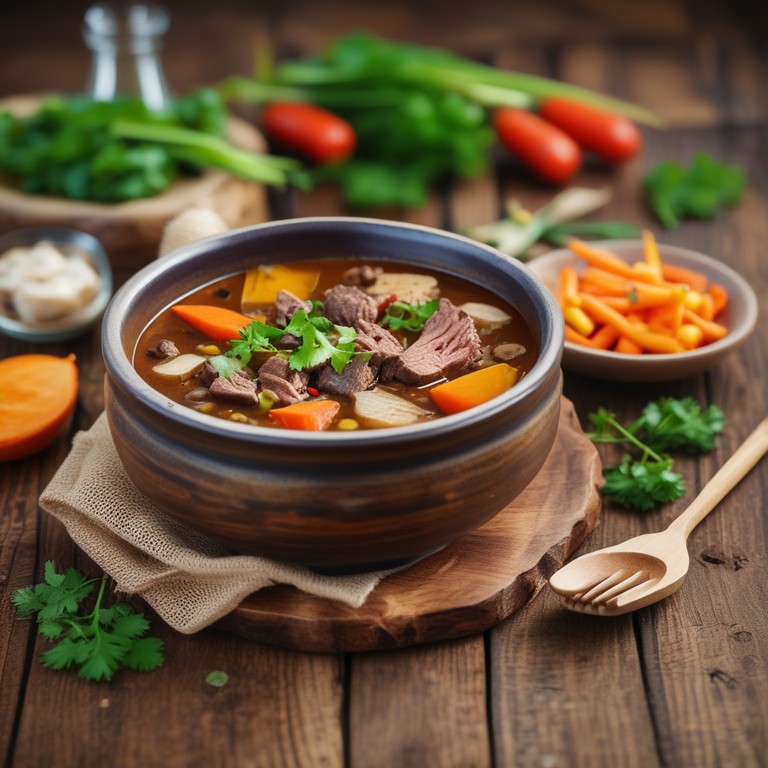 Sopa de Carne Tradicional - Mr. Cook