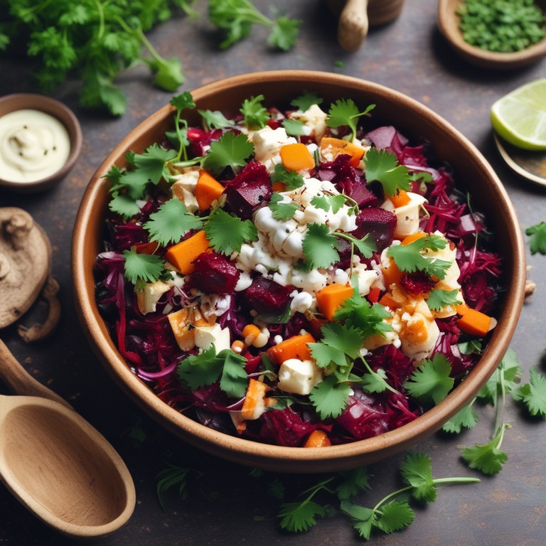 Makhana and Soya Chunks Salad with Carrot and Beetroot - Mr. Cook