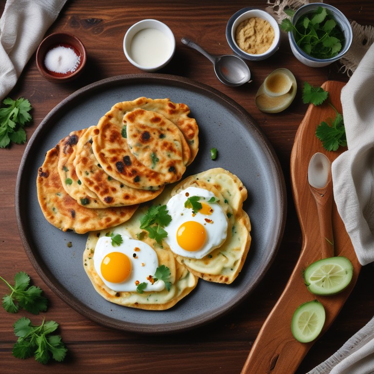 Fluffy Egg Paratha Delight - Mr. Cook
